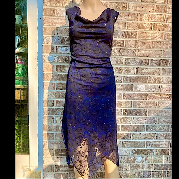 Jodi Kristopher | Dresses | Vintage 9s Goth Jodi Kristopher Navy Black ...